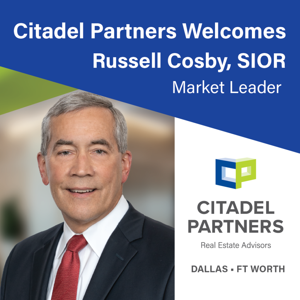 Citadel Partners Welcomes Russell Cosby, SIOR – Citadel Partners, LLC.