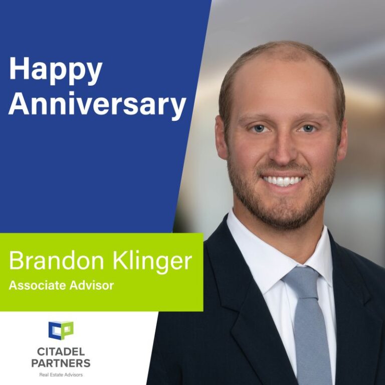 Congrats on 1 Year at Citadel Partners, Brandon Klinger! – Citadel ...